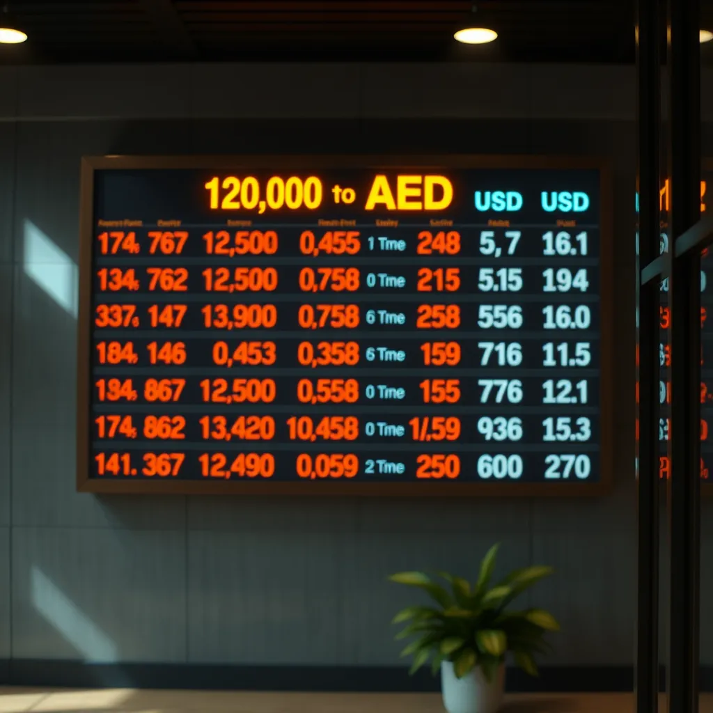 Currency Conversion Insights: 120,000 USD to AED